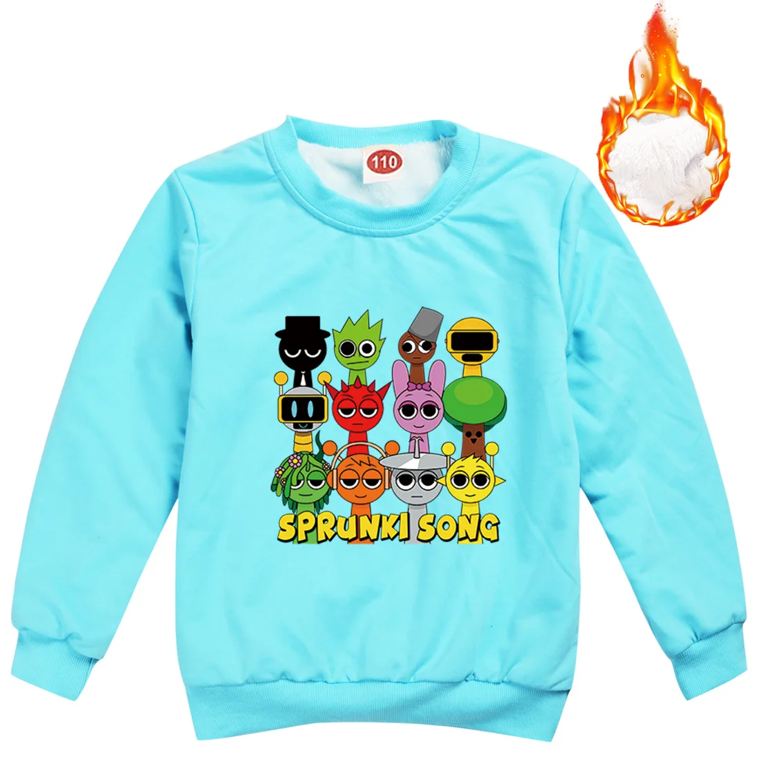 Sprunki Cartoon Clothes Kids Fashion Horror Game Incredibox Sweaters ...