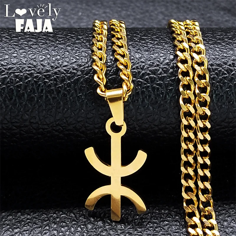 Hip-Hop-Africa-Berbers-Symbol-Pendant-Necklaces-for-Women-Men-Stainless ...
