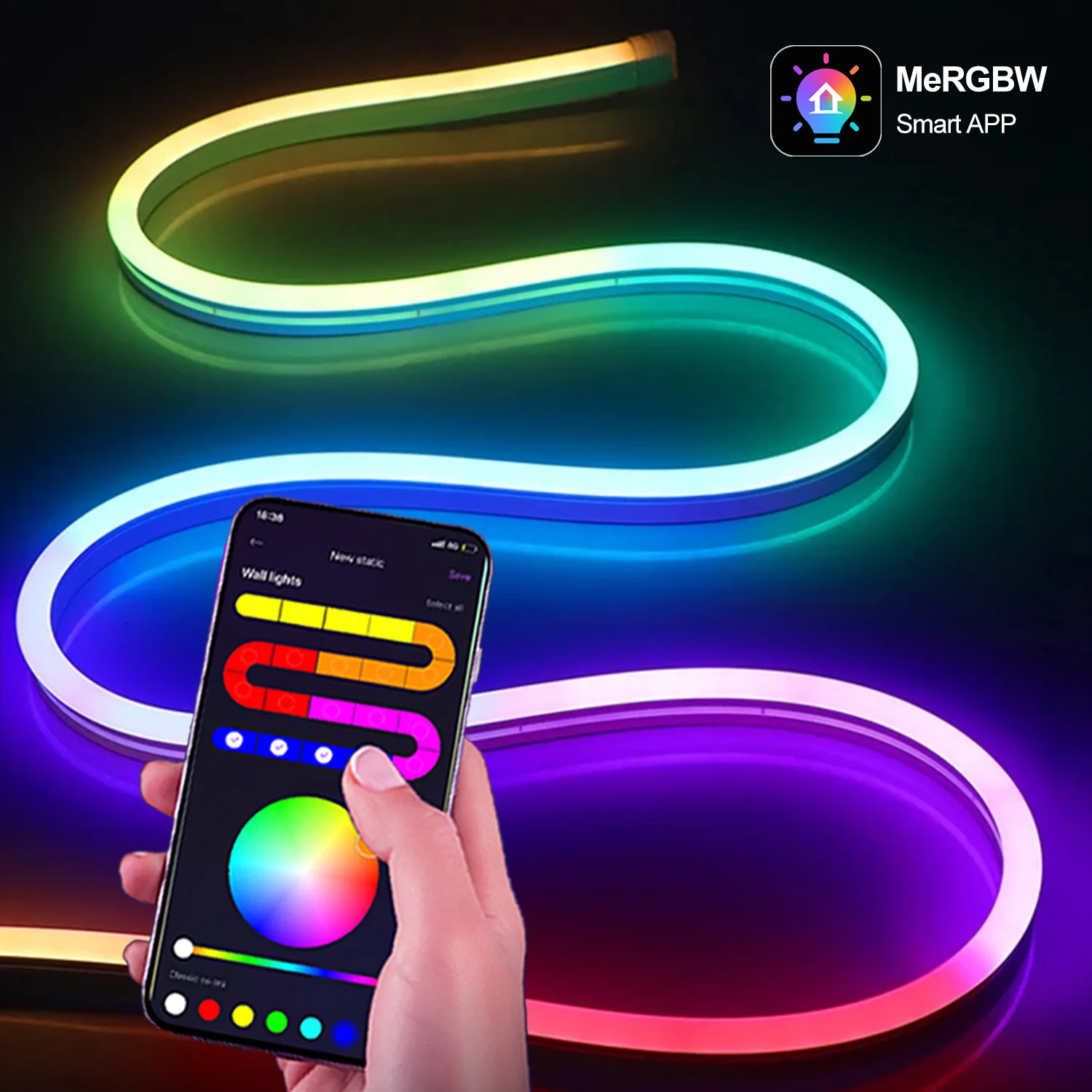 Neon-LED-Strip-Lights-3-2-1M-5V-Silicone-Neon-Rope-Light-Music-Sync-DIY ...