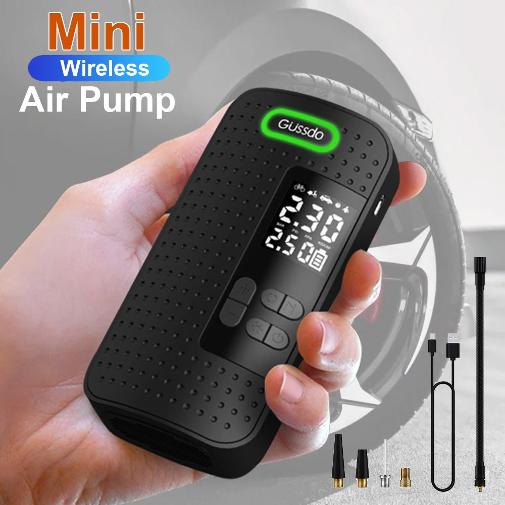 Mini-pompa-ad-aria-elettrica-per-auto-portatile-pompa-gonfiabile-per ...