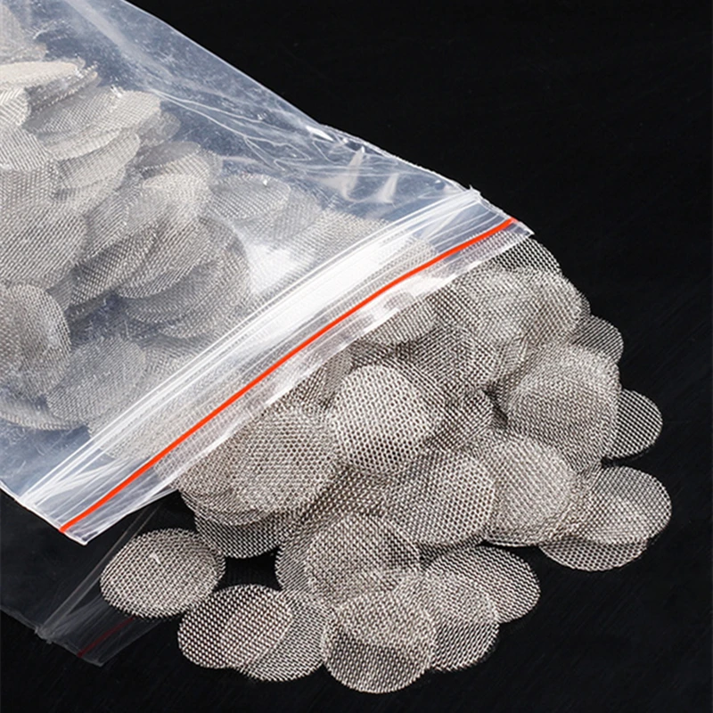 500pcs-Pack-Smoking-Tobacco-Weed-Metal-Filters-Pipe-Screen-Gauze-Hookah ...