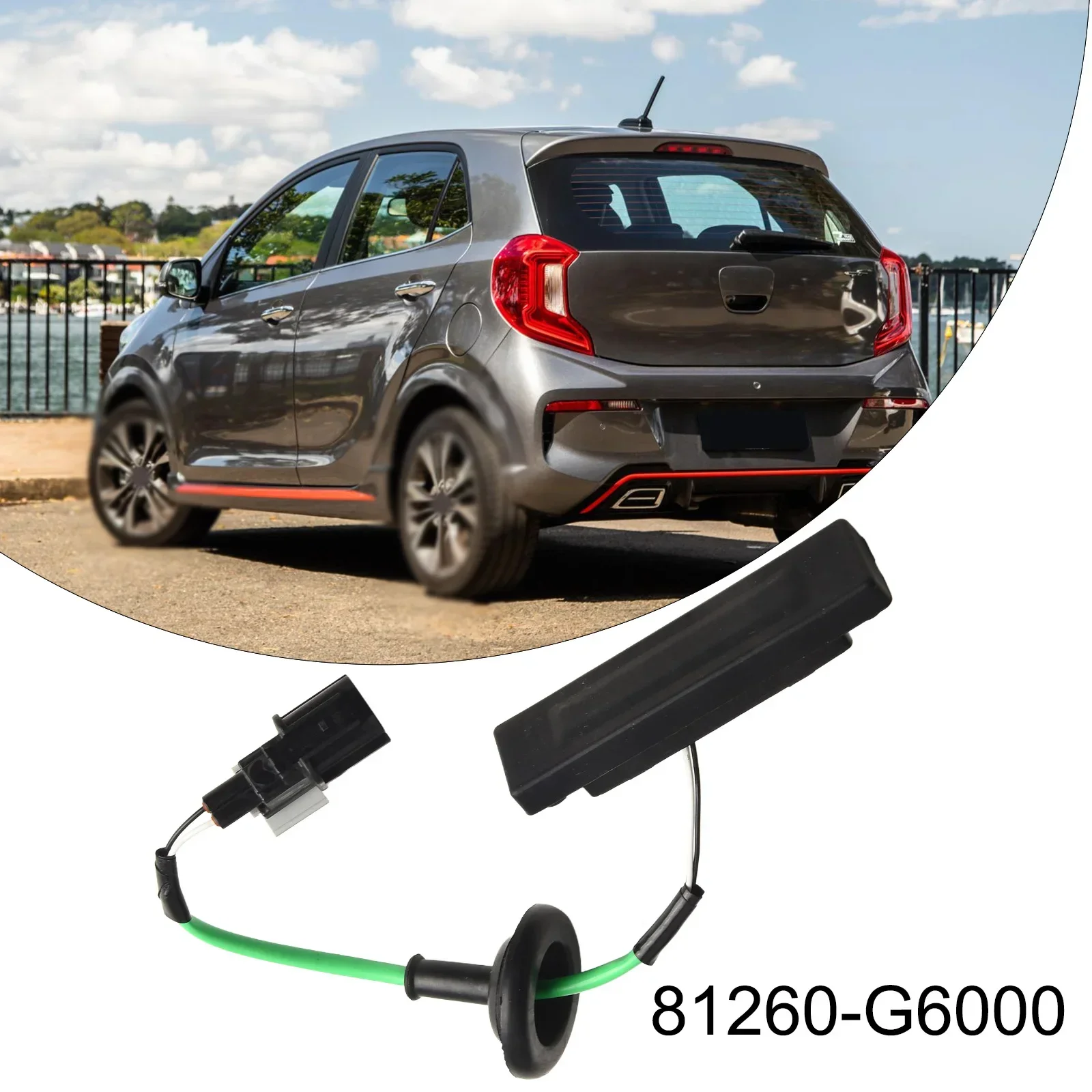 Tailgate Trunk Lock Button Compatible with For Kia Morning For Picanto ...