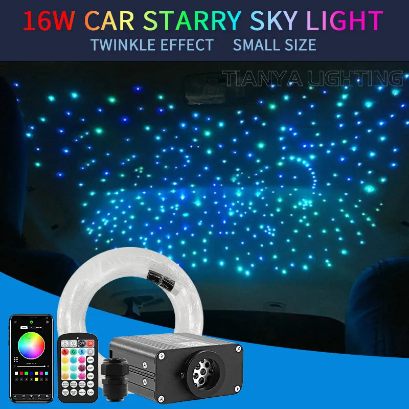 16W-Twinkle-Starry-Sky-Car-Star-Ceiling-Light-Fiber-Optic-Light-Led ...