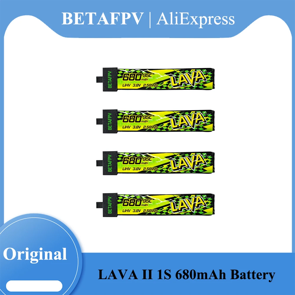 BETAFPV LAVA II 1S 680mAh Battery for Meteor75 Pro P1 Air75 Meteor75 ...