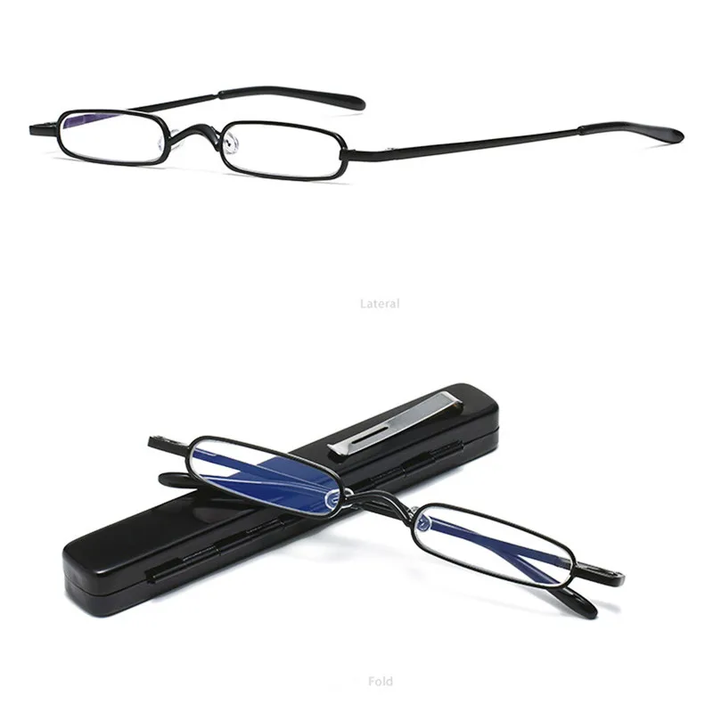 Men-Women-Pocket-Reading-Glasses-Slim-Mini-Metal-Readers-With-Pen-Tube ...