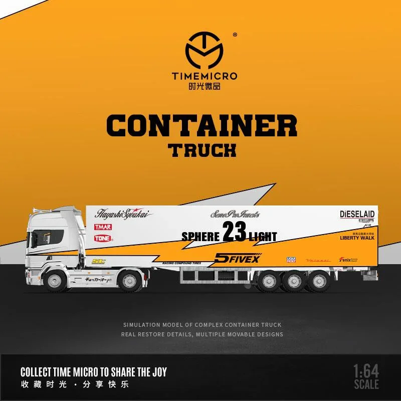 Tempo-Micro-Metal-Container-caminh-o-LBWK-carro-modelo-Martini-1-64-40 ...