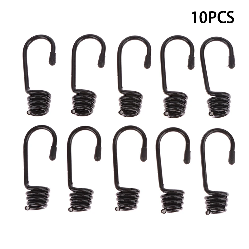 10-Pcs-Spiral-Hooks-For-Tensioner-Marine-Shock-Cord-Bungee-Elastic-Rope ...