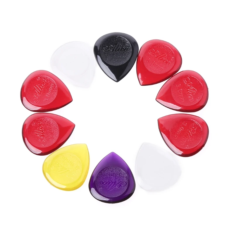 10PCS Alice Acoustic Electric Guitar Bass Picks Plectrums Small Size 1 ...