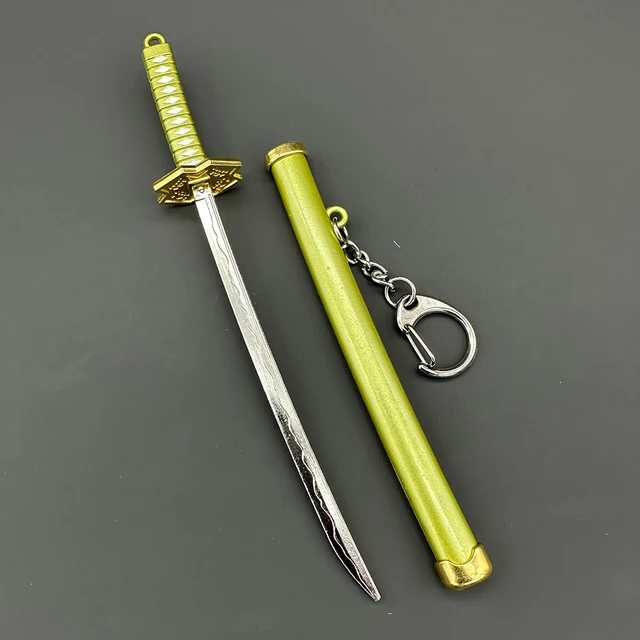 8 Styles Roronoa Zoro Swords Keychain For Men Women Scabbard Katana ...