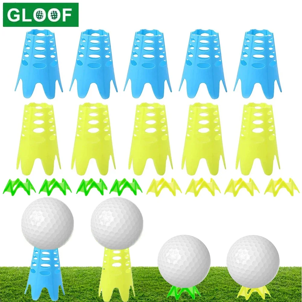10pc-Plastic-golf-Tees-Golf-Simulator-Tees-Golf-Mat-Tees-Practice ...