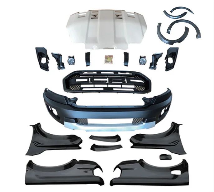 Auto-Parts-Exterior-Accessories-Raptor-Style-Upgrade-to-Raptor-Body-Kit ...