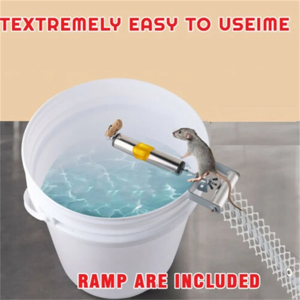 Mouse-Killer-Roll-Trap-Log-Grasp-Bucket-Rolling-Roller-ramp-Catching ...