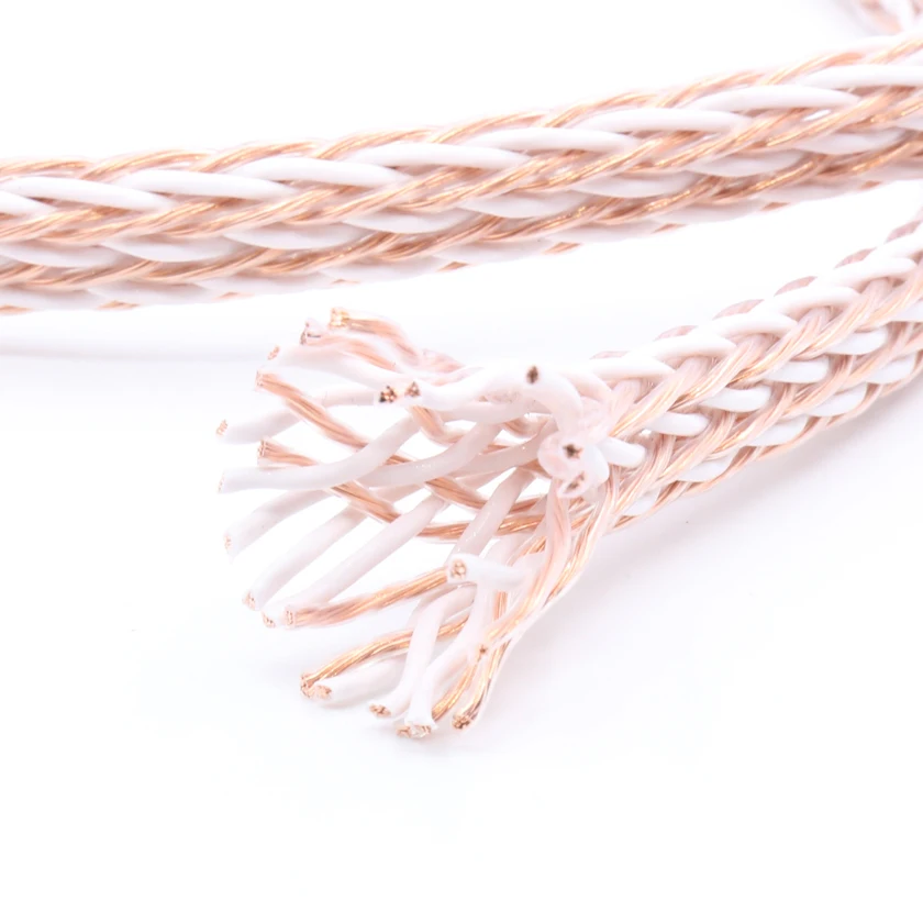 24 Cores Twist 12TC OCC pure copper Speaker Bulk Cable Hi-End Power ...