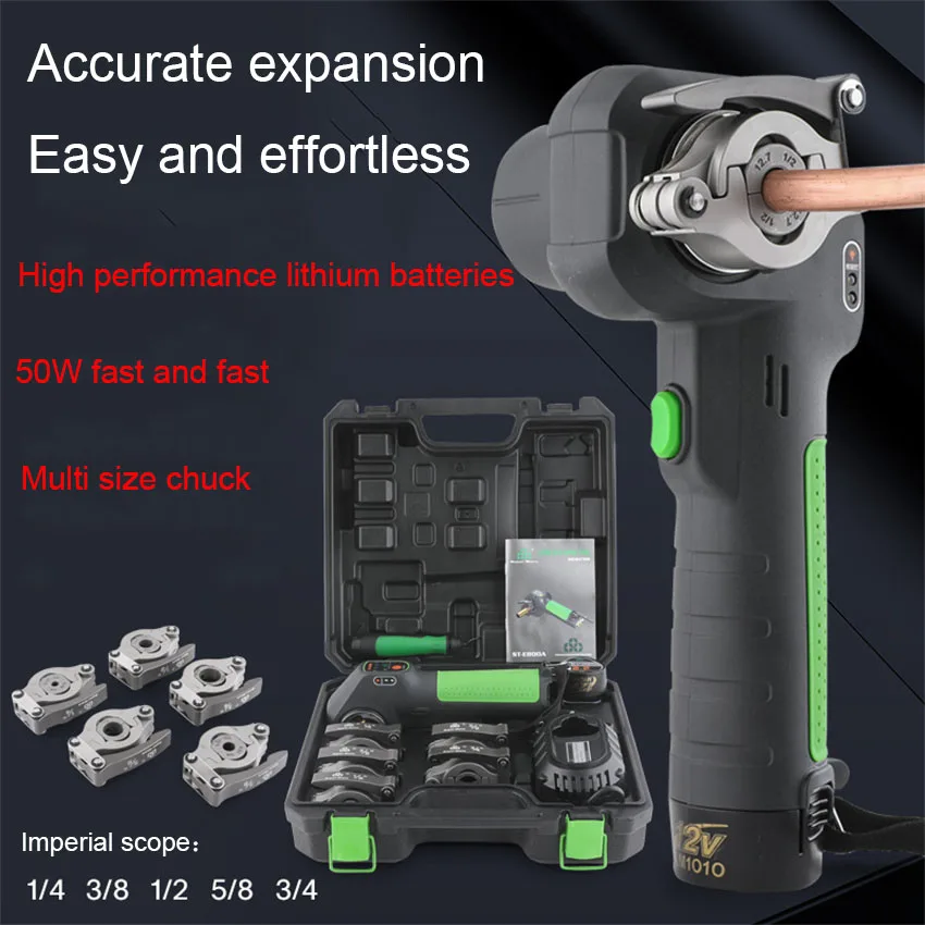 Lithium-Battery-Expander-Flaring-Tool-Electric-Copper-Tube-Expander ...