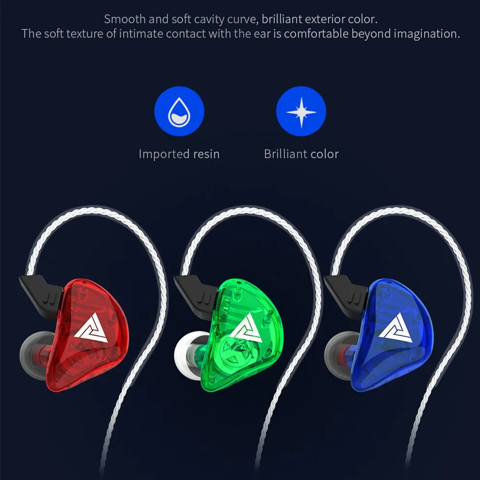 QKZ -Audio Headphones with CK5 Cable, Hearing Aid with Stereo Monitor ...