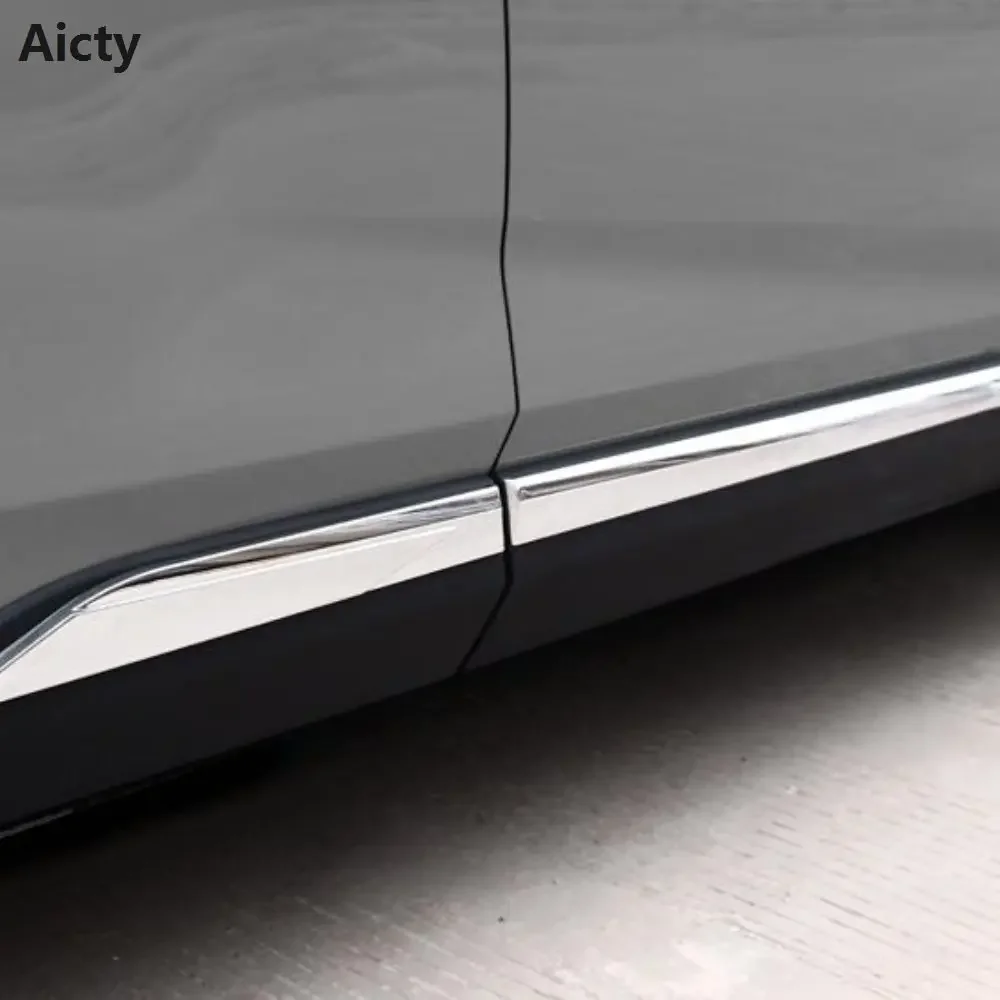 For-Toyota-Hybrid-Rav4-Rav-4-2019-2020-2024-BS-Chrome-Exterior-Car-Side ...