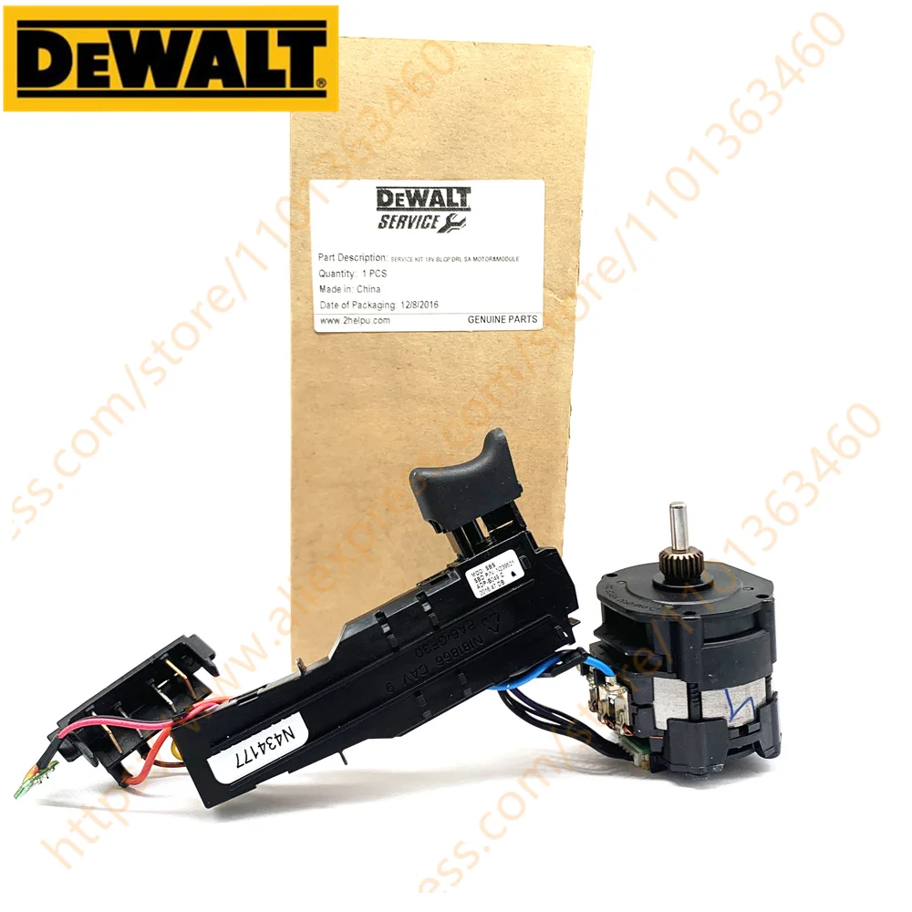 DEWALT-18V-Motor-and-Switch-for-DCD790-DCD795-N434176-N257100-Power ...
