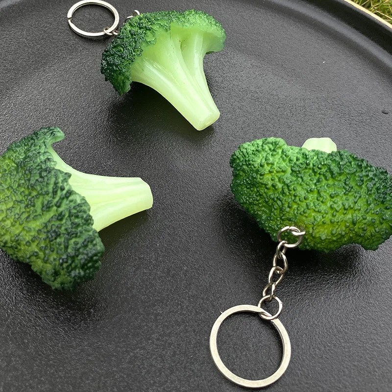 Fashion-New-Cute-Simulated-Food-Key-Chain-Broccoli-Pendant-Creative ...