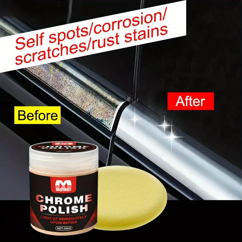 Universal Chrome Restoration Polish – Metal Shine Compound – Glazed and ...
