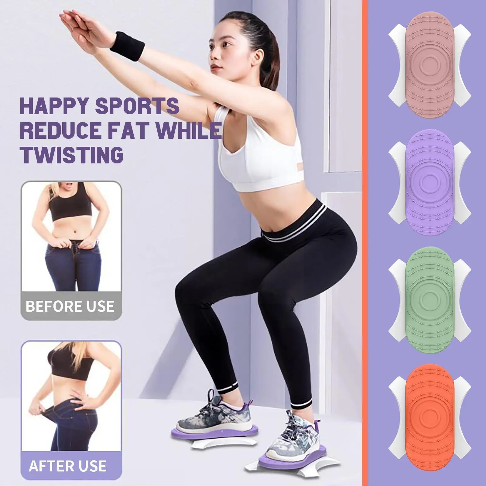Twister-Board-New-Waist-Twisting-Disc-Fitness-Equipment-Workout-Twist ...