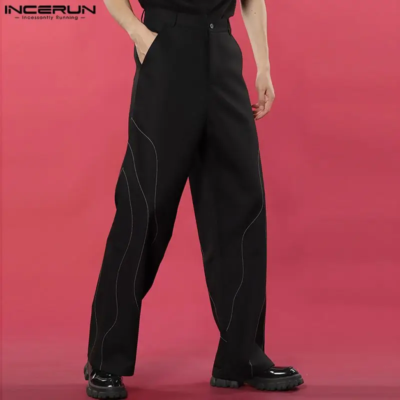 Incerun-cal-as-masculinas-bot-o-de-impress-o-corredores-solto ...