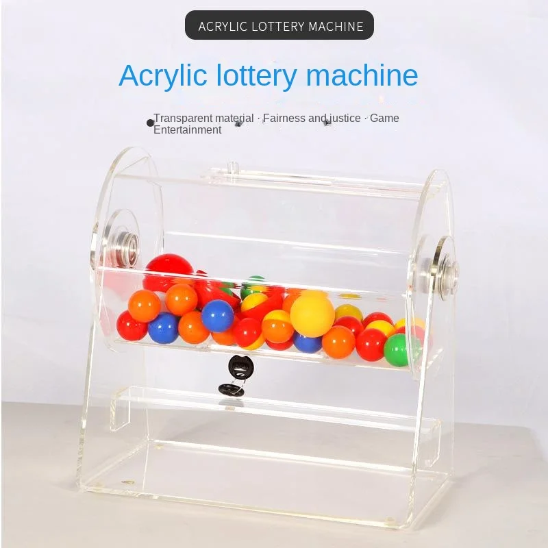 1Pc-Portable-Event-Transparent-Lottery-Draw-Box-Acrylic-Lottery-Draw ...