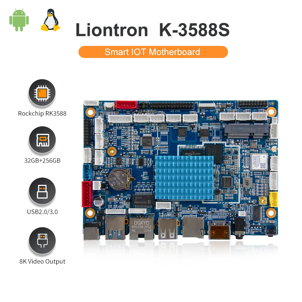 RK3588S-Open-Source-Development-Board-PCIE-Module-WiFi-BT-Motherboard ...