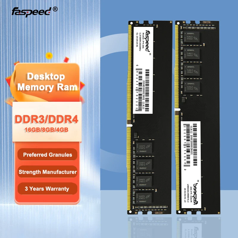 Faspeed-Memoria-Ram-DDR4-DDR3-4GB-8GB-16GB-1600MHZ-2666MHZ-Internal ...