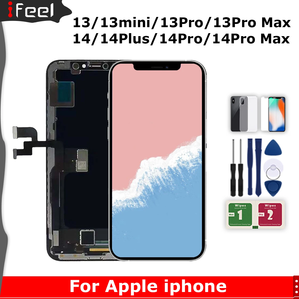 New-LCD-For-iPhone-13-13-mini-13Pro-13Pro-Max-14-14Plus-14Pro-14Pro-Max ...