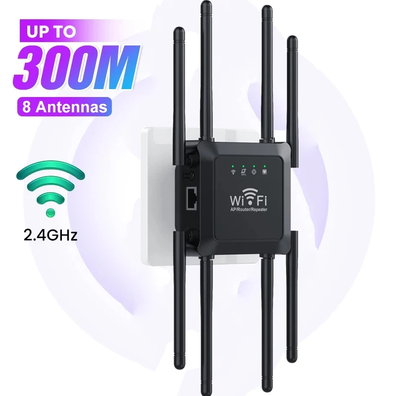 300Mbps-Wireless-WiFi-Repeater-WiFi-Signal-Repeater-2-4G-WiFi-Extender ...