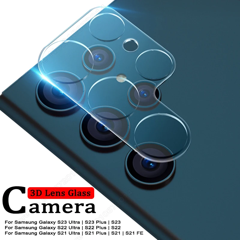 Full Cover Lens Glass For Samsung Galaxy S23 S22 Ultra Camera Protector ...