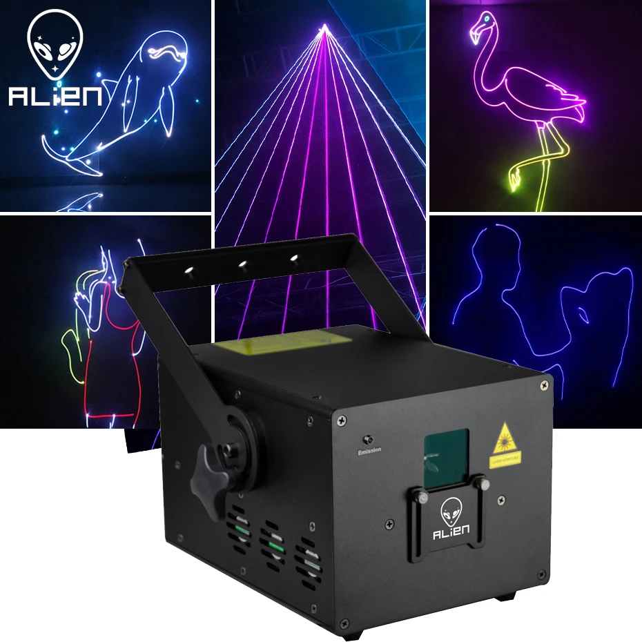 ALIEN-5W-8W-RGB-Animation-Beam-Scanner-ILDA-SD-Card-Laser-Light ...