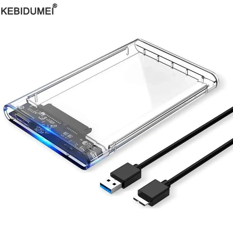 USB 3.0 External Hard Drive Enclosure 2.5 inch SATA to USB3.0 UASP ...