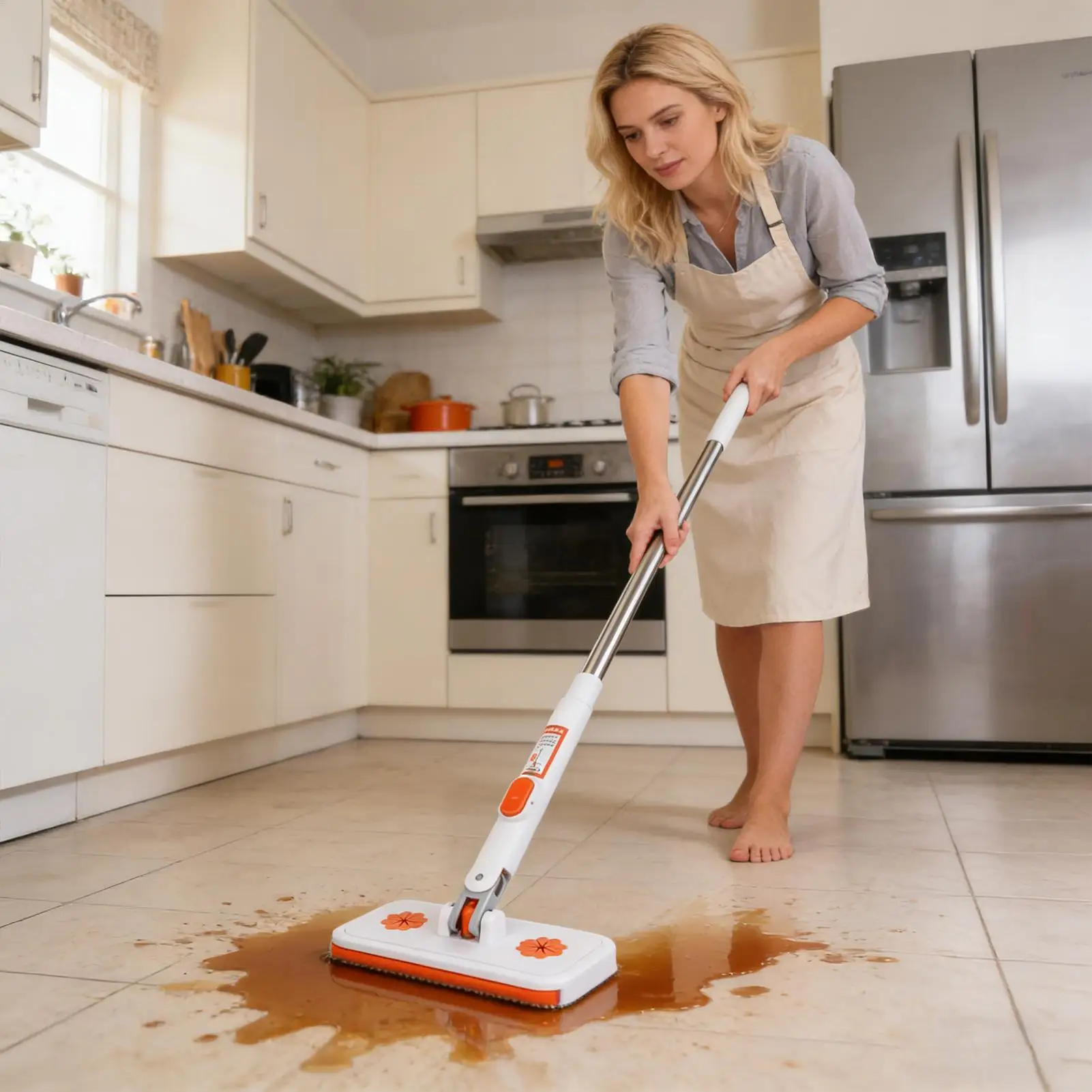 Lazy Mop Detachable Dust Cleaner Adjustable Handle Mops for Floor ...