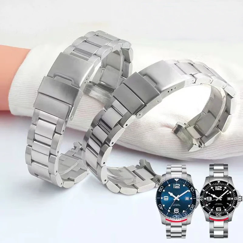 High Quality Stainless Steel Watchband For Longines Strap L3 ...
