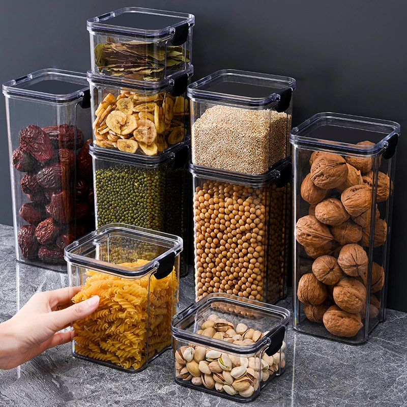 plastic box Box storage Clear Food Food Storage Container With Lid ...