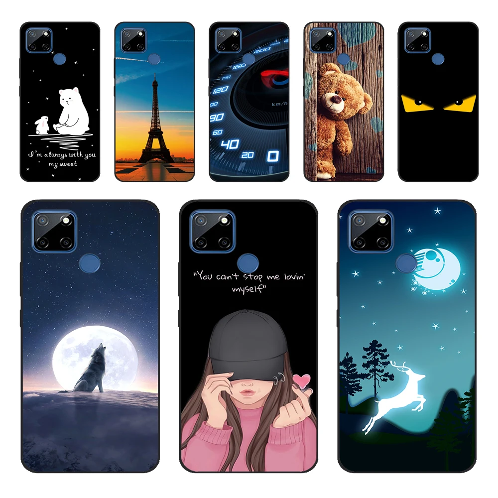 For-Realme-7i-RMX2193-Case-Soft-Silicone-Back-Cover-Phone-Cases-for ...