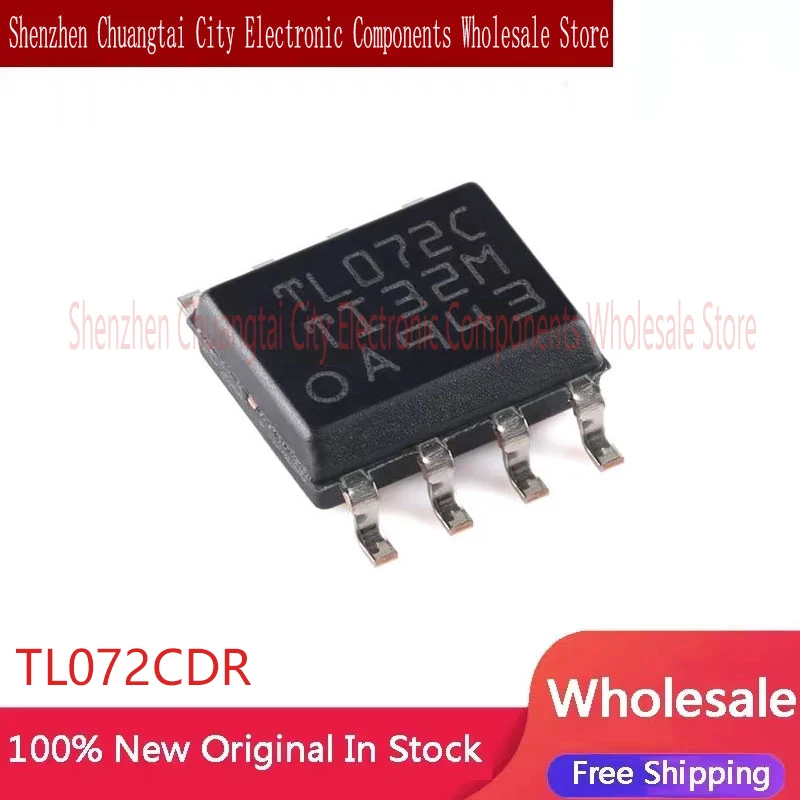 10-100PCS1-TL072CDR-TL072C-SOP8-SOP-TL072-SMD-LOW-NOISE-JFET-INPUT-OPERATIONAL-AMPLIFIERS-New ...