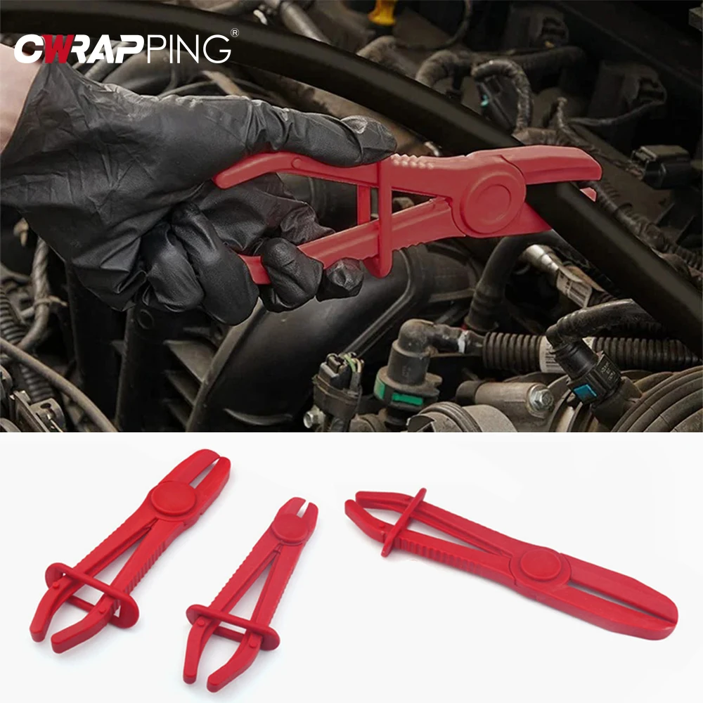3PCS/Set Car Flexible Hose Clamps Pliers Kit Hose Clamp Sealing Brake ...
