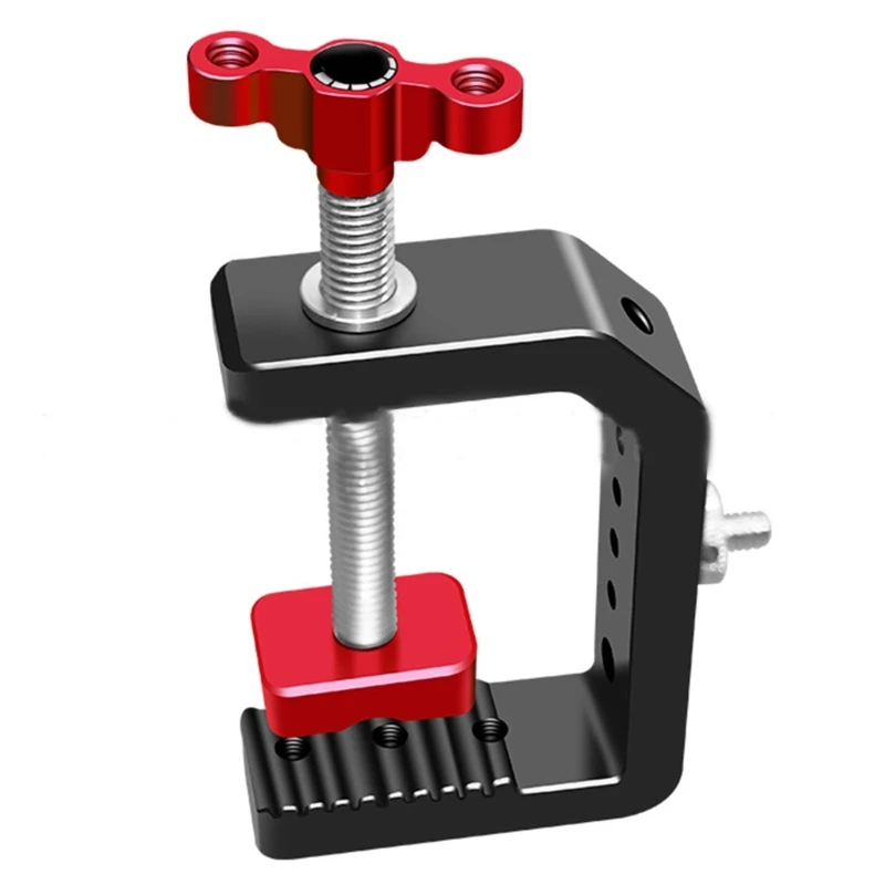 Universal-C-Clamp-with-1-4inch-Thread-Hole-Heavy-Duty-Aluminum-Clamps ...