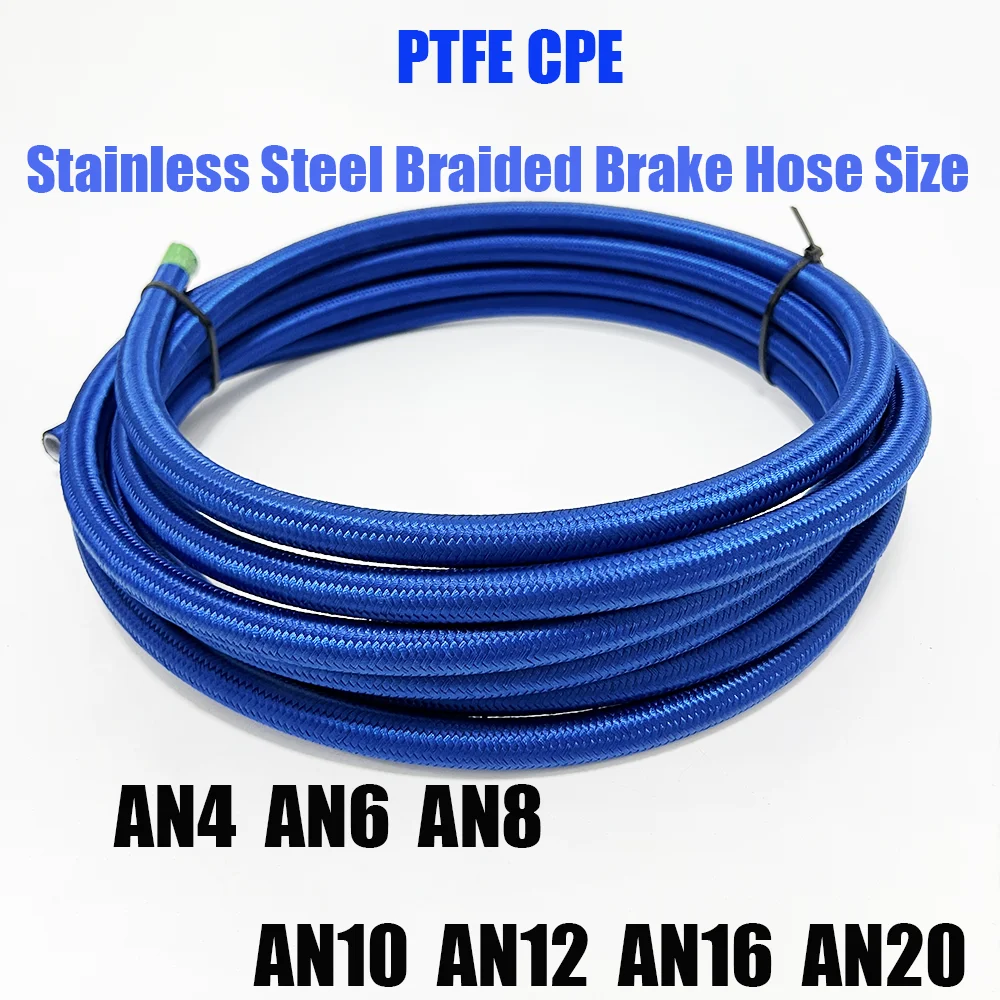 Car-Fuel-Oil-Hose-Gas-Cooler-Line-Pipe-Tube-Nylon-Braided-Radiator ...