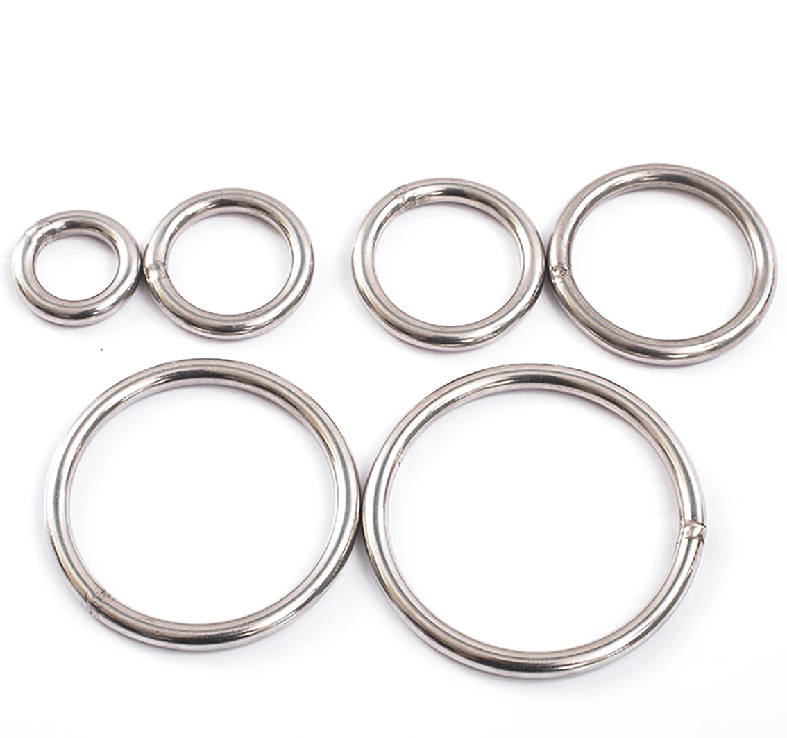 Heavy-Duty-Welded-Round-Rings-M3-M10-Smooth-Solid-O-Ring-304-Stainless ...