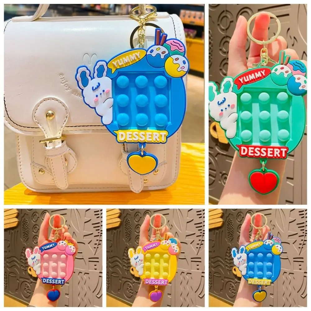 Rabbit-Dimple-Toy-Keychain-Push-Bubble-Key-Rings-Pinch-Bubble-Toys ...