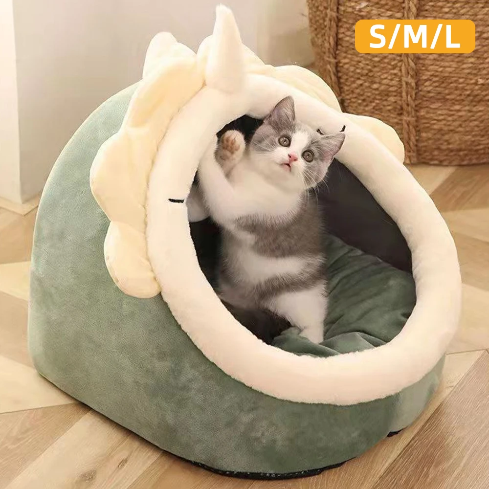 Cat-Pad-Bed-Sweet-Soft-Warm-Pet-Basket-Cozy-Kitten-Lounger-Cushion-Pet ...