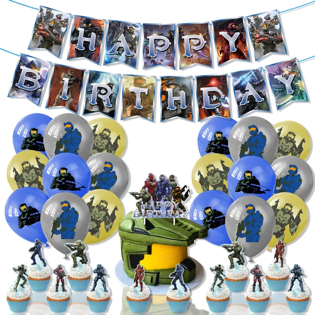 Halo Birthday Decorations