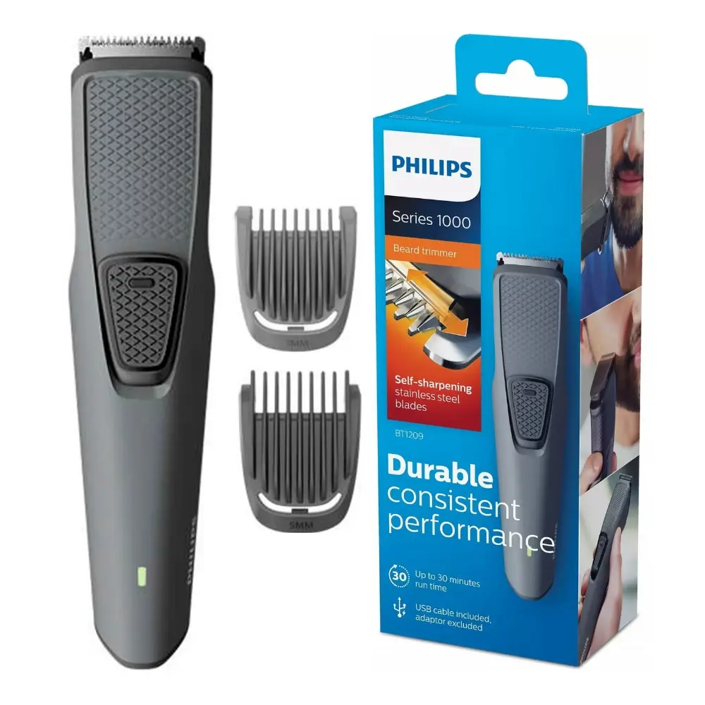 Original Philips Beard Trimmer Series 1000 Bt1209 Electric Shaver Razor ...