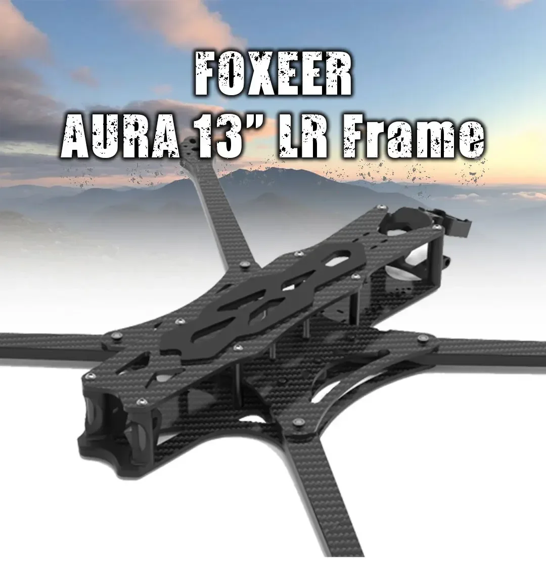 Foxeer-Aura-Split-13-FPV-Frame-551mm-Wheelbase-T300-Carbon-Support ...