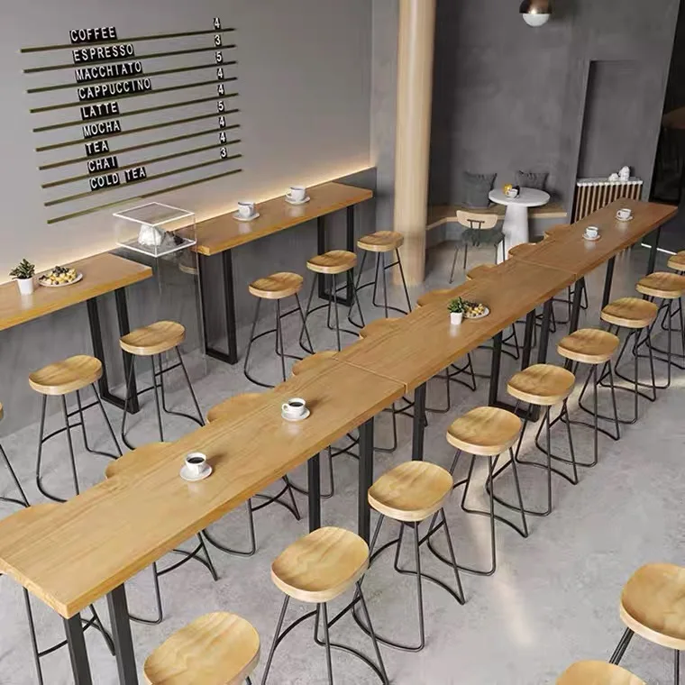 Cafe long table store