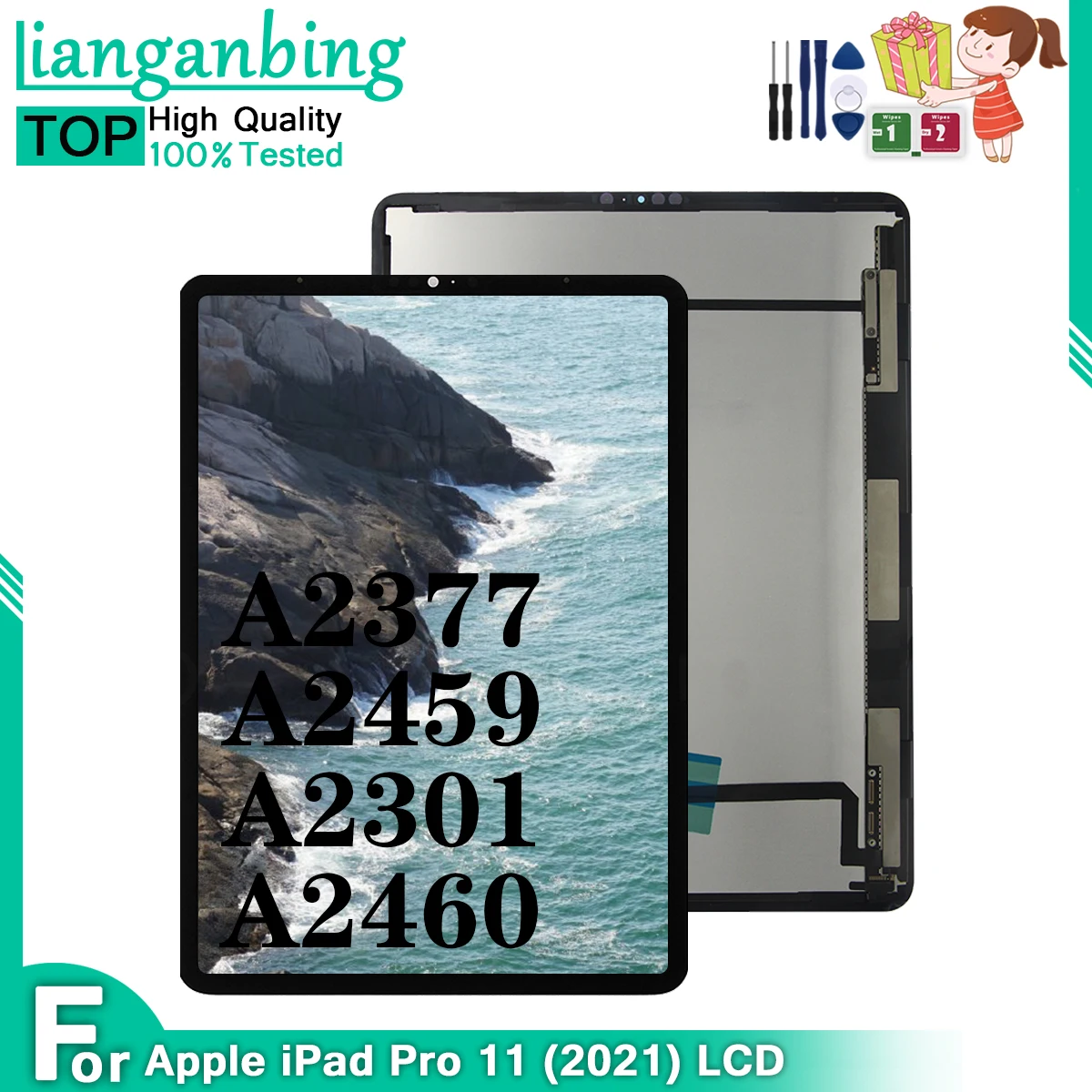 For iPad Pro 11 Inch 2021 3rd 4th Gen 2022 Pro11 LCD Display Touch ...