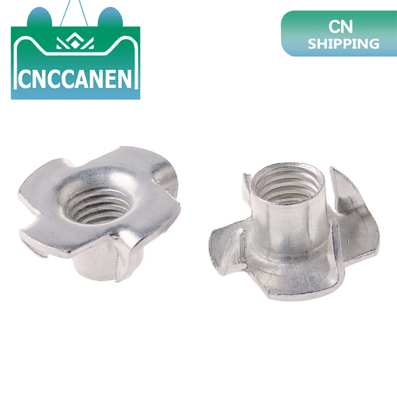 5-50 pz M3 M4 M5 M6 M8 M10 M12 zincato a quattro artigli dado ...